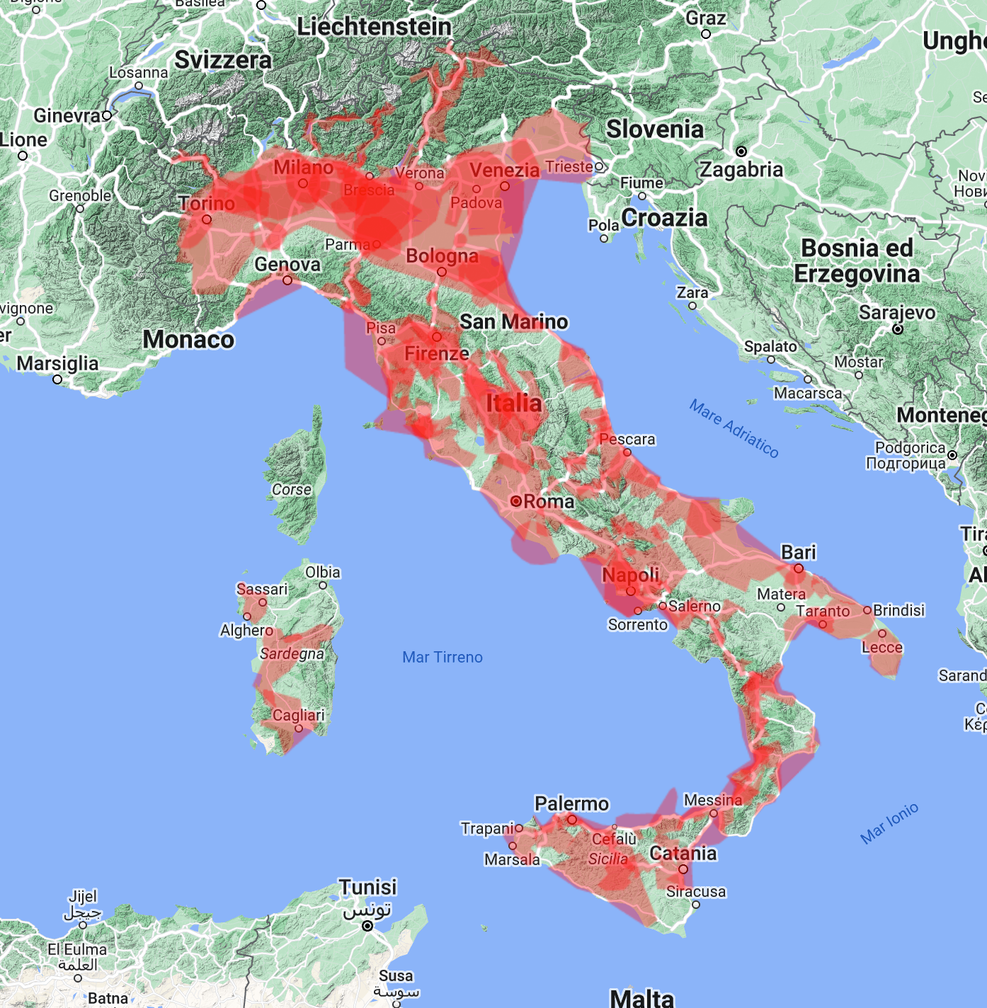 Italy | Countries | WorldDAB